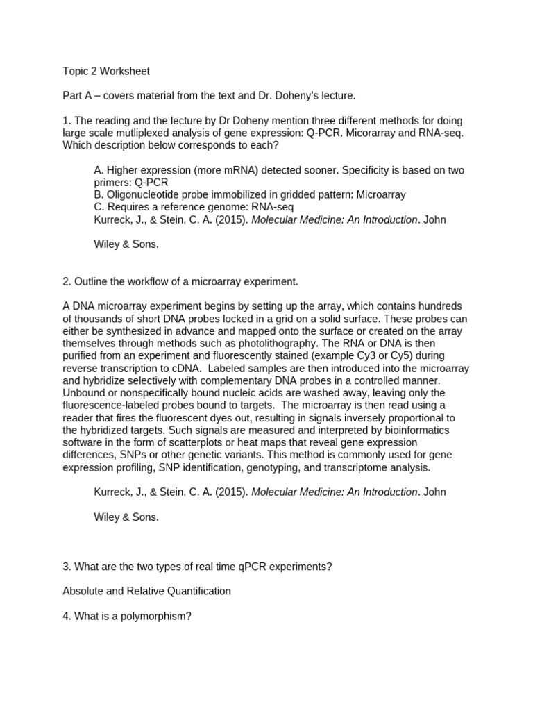 Gene Expression Analysis Methods Overview | PDF | Dna Microarray ...