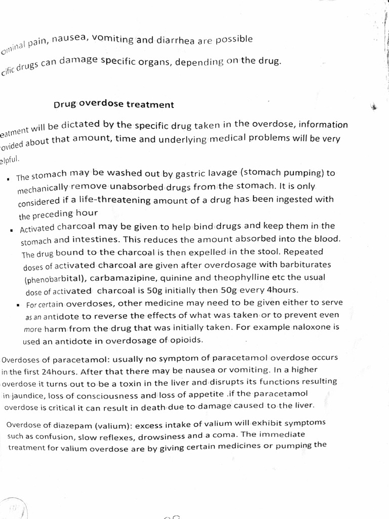 Drug Overdoses Treatment | PDF
