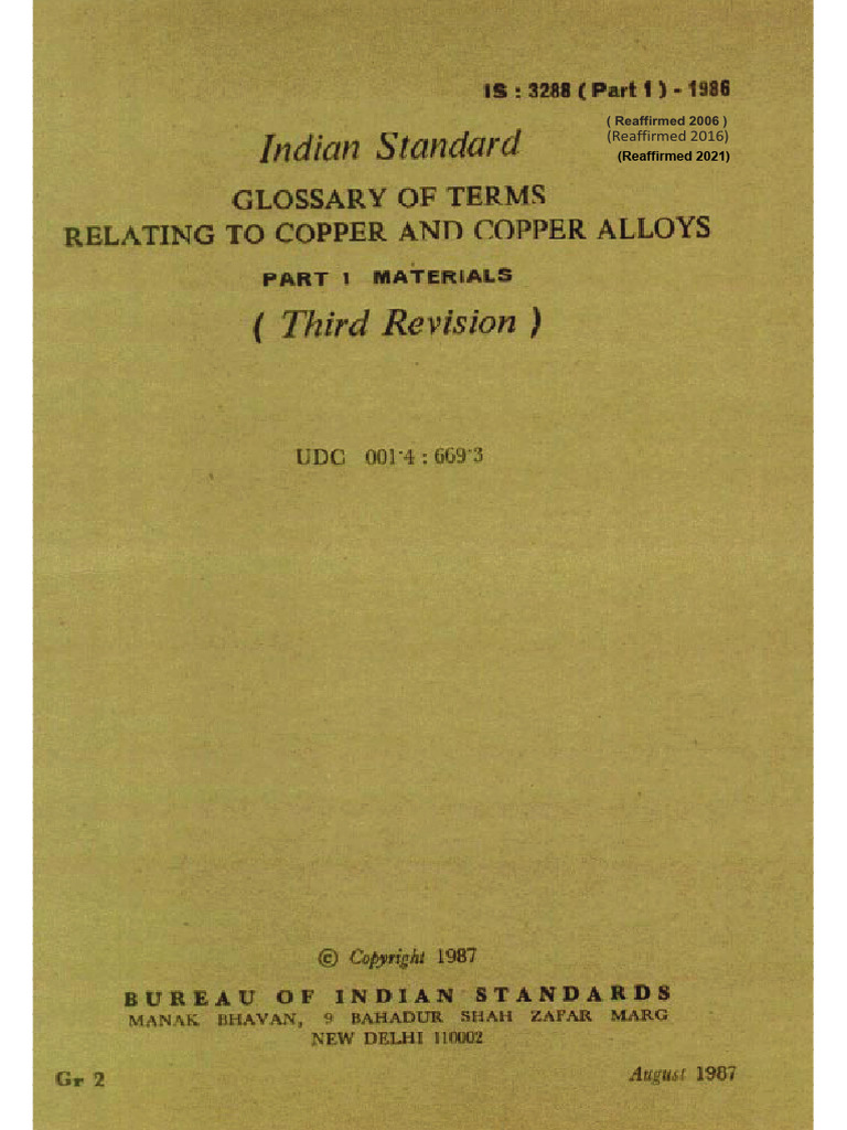 3288_1_1986_Reff2021 | PDF | Alloy | Bronze