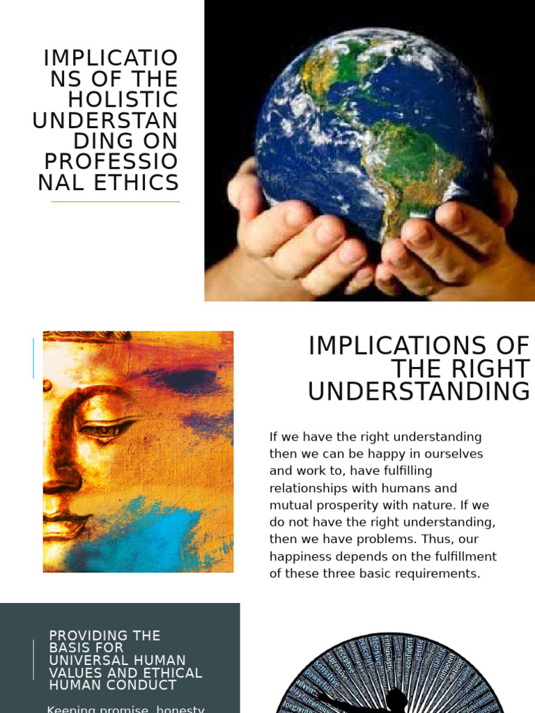 Module 5 Implications of The Holistic Understanding On Professional ...