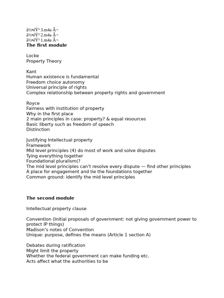 The First Module: Å - Éÿ 3.m4a Â Å - Éÿ 2.m4a Â Å - Éÿ 1.m4a Â | PDF