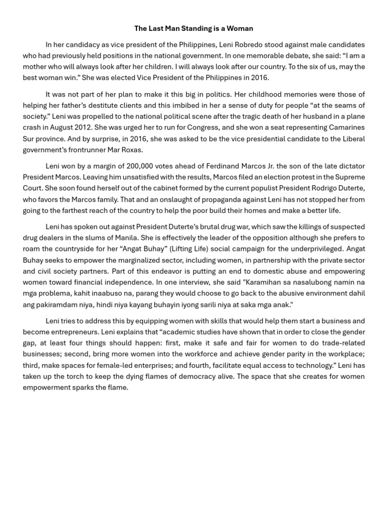 Reading Material LitCrit Worksheet | PDF | Philippines | Government