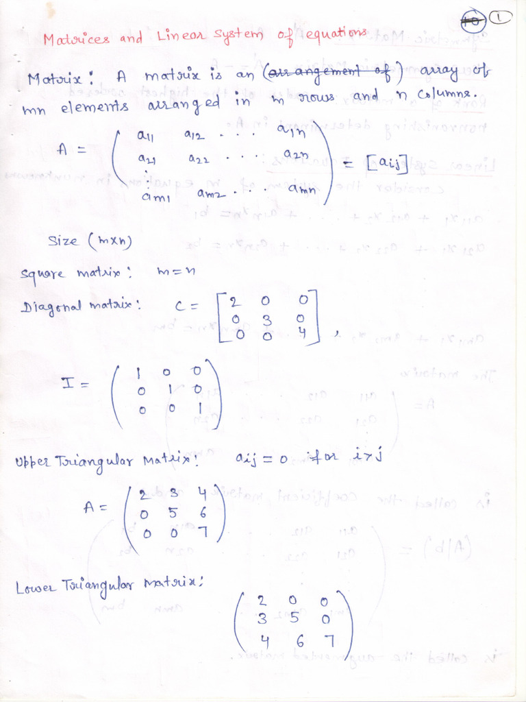 MA311 - System of - Equation - Module-2 | PDF