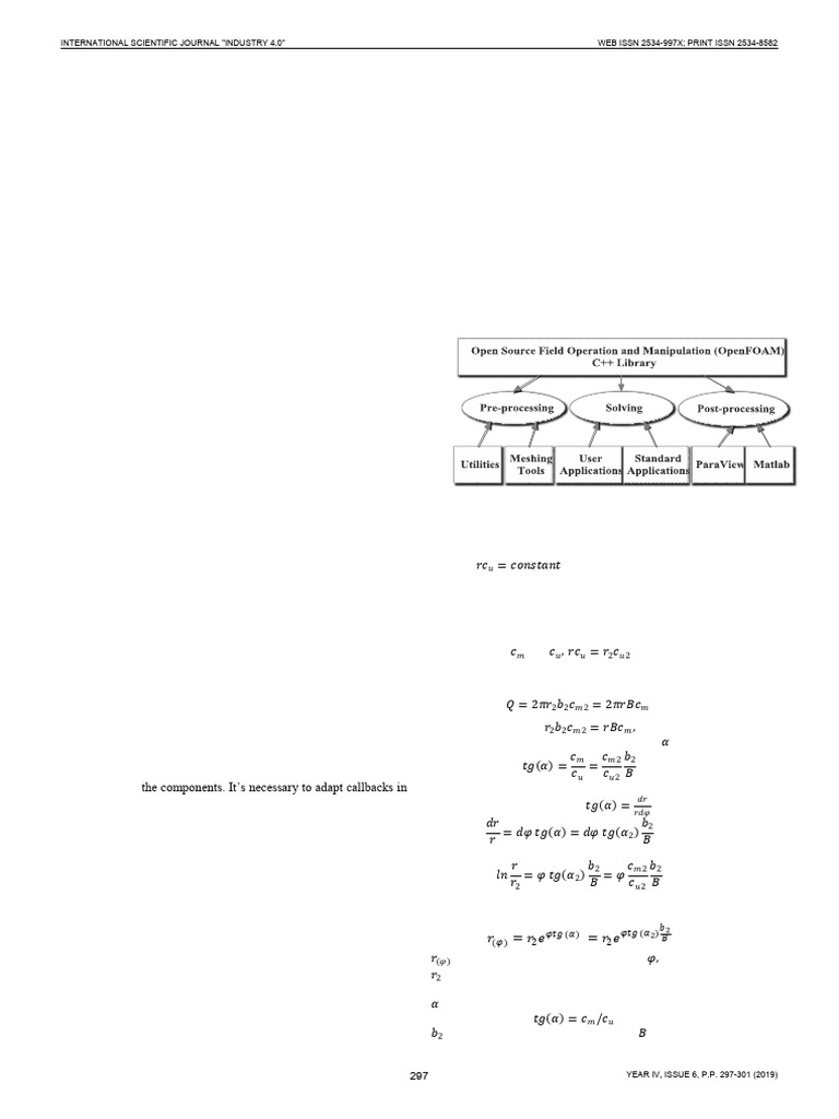 i4-2019!6!297 Design Centrifugal Fan Volute With Cfd Numerical Simulation Using Openfoam-matlab ...