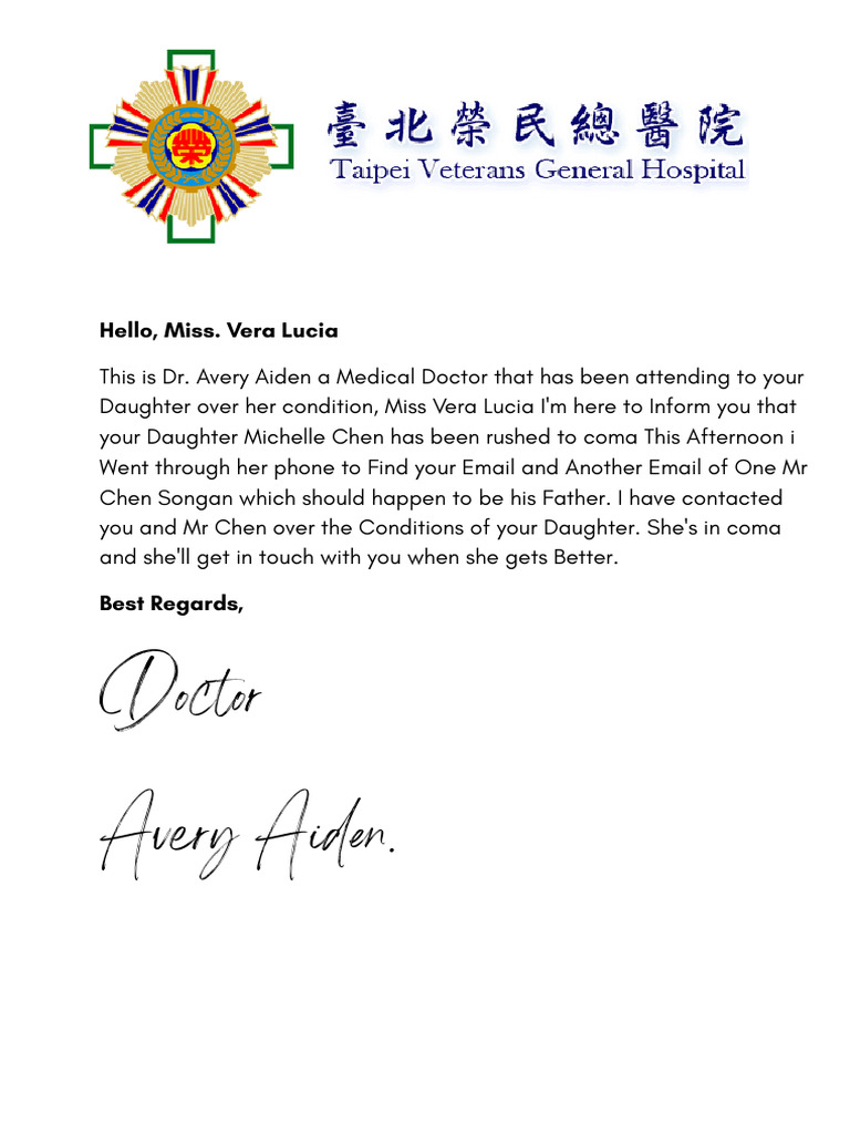 Medical Letter of Chen Michelle - 20250207 - 084528 - 0000 | PDF