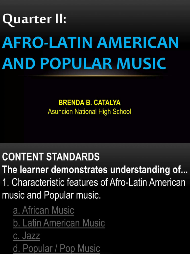 Music 10 Quarter 2 | PDF