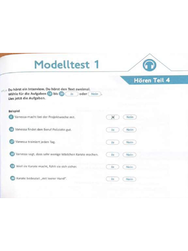 TopFit A2. ModellTest 1 | PDF