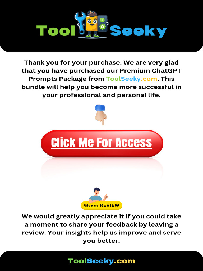 Premium ChatGPT Prompts Package Download | PDF