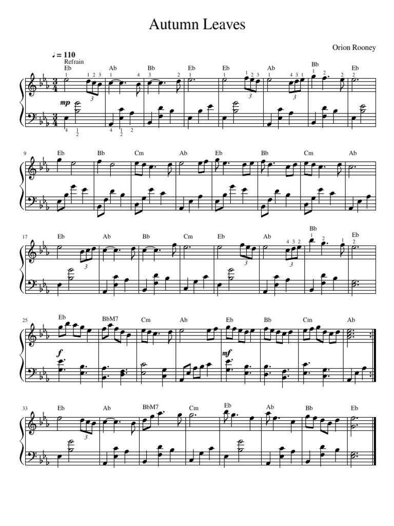Autumn Leaves | PDF