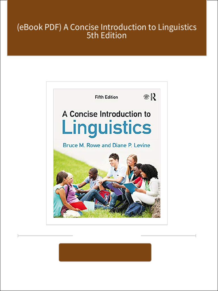 Download Full (eBook PDF) A Concise Introduction to Linguistics 5th ... Download Full (eBook PDF) A Concise Introduction to Linguistics 5th ...