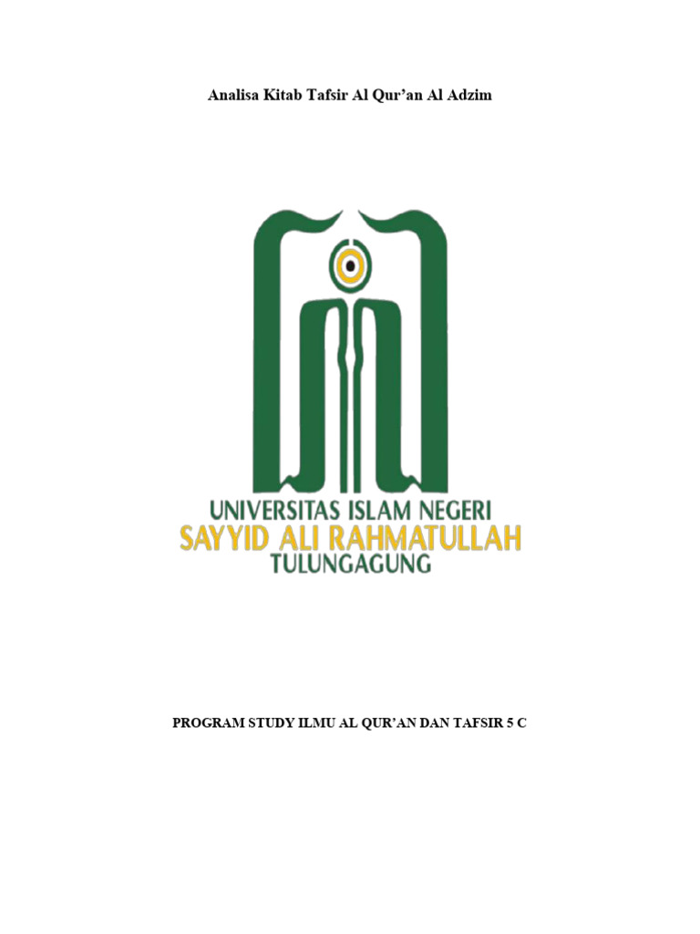 Analisa Kitab Tafsir Al Quran Al Adzim - 097 | PDF