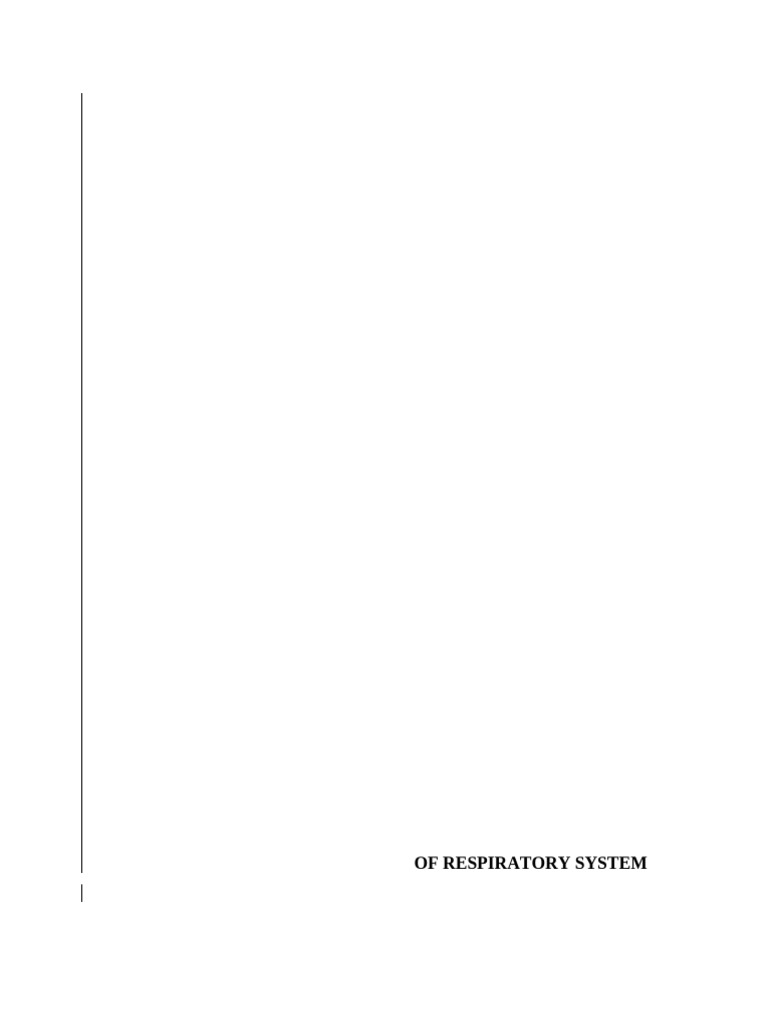 Respiratory System Case Sheet Format | PDF | Thorax | Cough