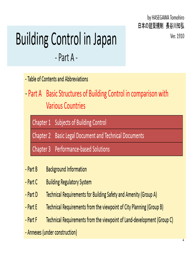 Japan's Building Control Regulations | PDF | Building Code | Building