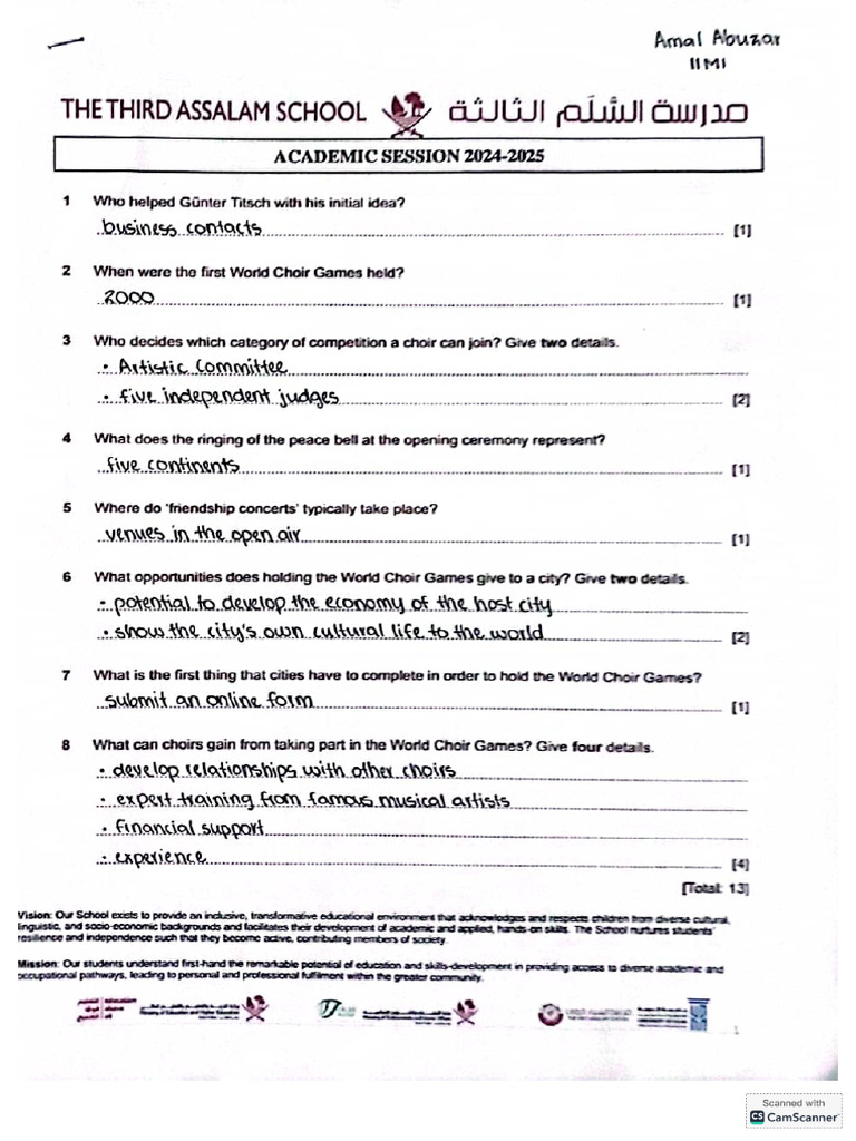 ESL Practice Paper 1 | PDF