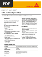 Weberep 360 FFR | PDF | Concrete | Materials