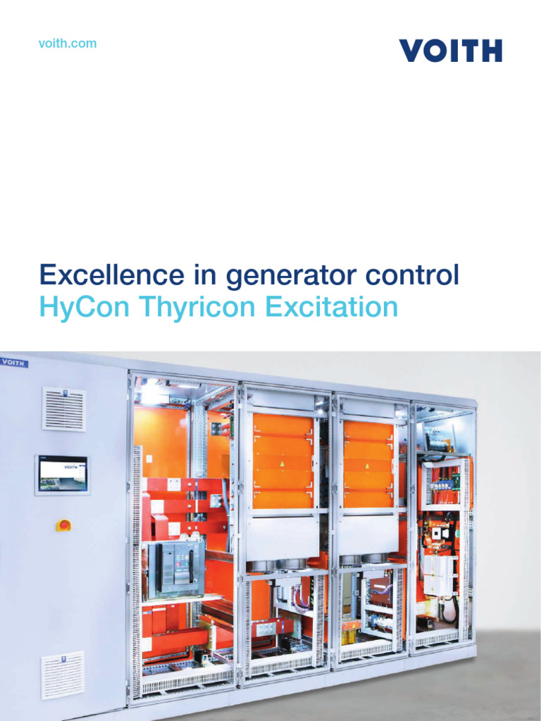 Voith HyCon Thyricon Excitation Systems | PDF | Rectifier ...
