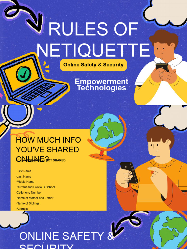 2.1Rules of Netiquette.pptx | PDF | Information Age | Internet