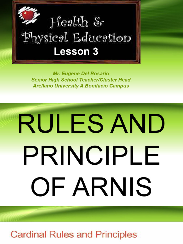 Arnis Lesson 3 | PDF