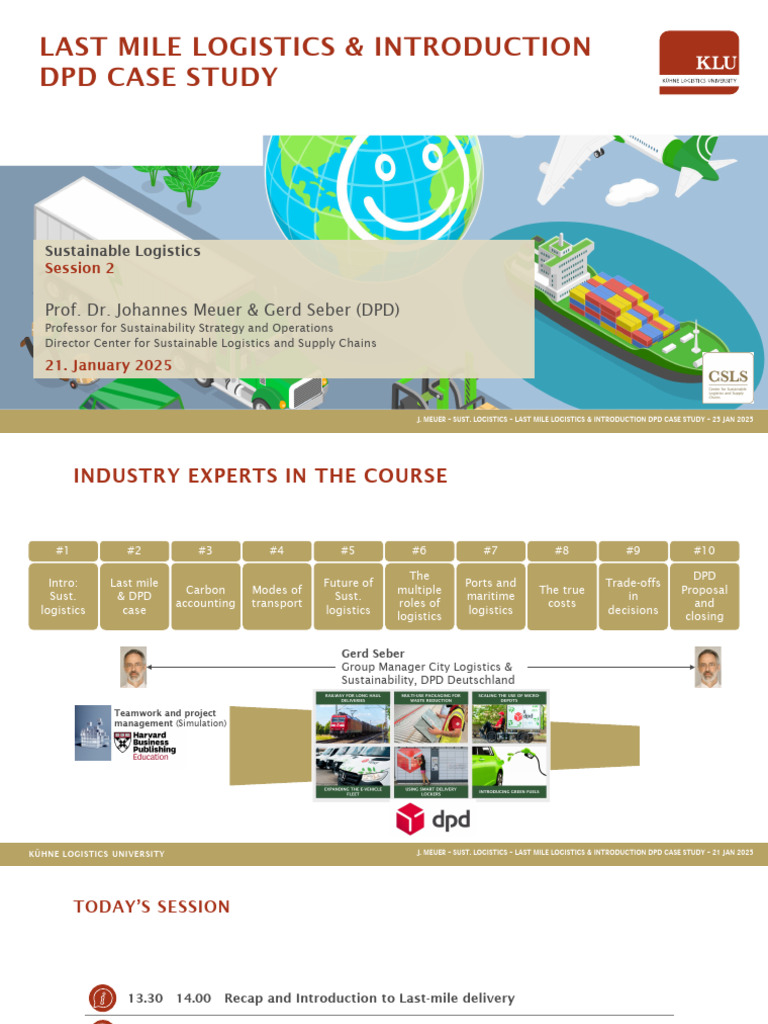 Last Mile Logistics: DPD Case Study Insights | PDF | Logistics | Transport