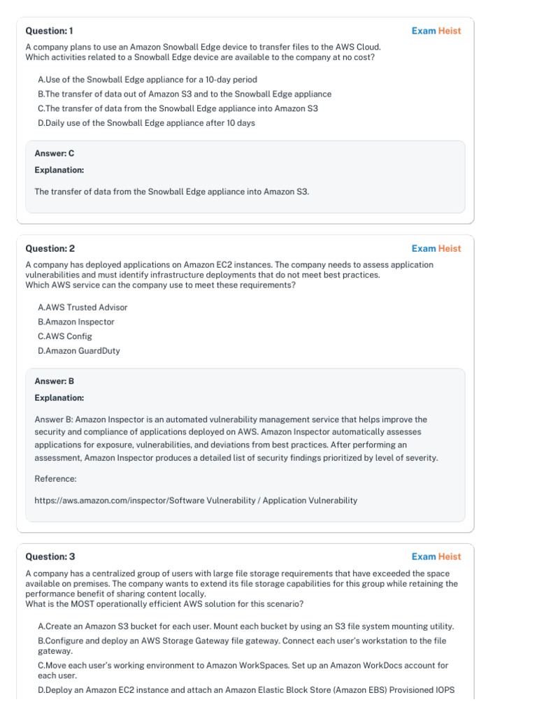 Aws Certified Cloud Practitioner CLF c02 2024 | PDF | Amazon Web Services | Cloud Computing