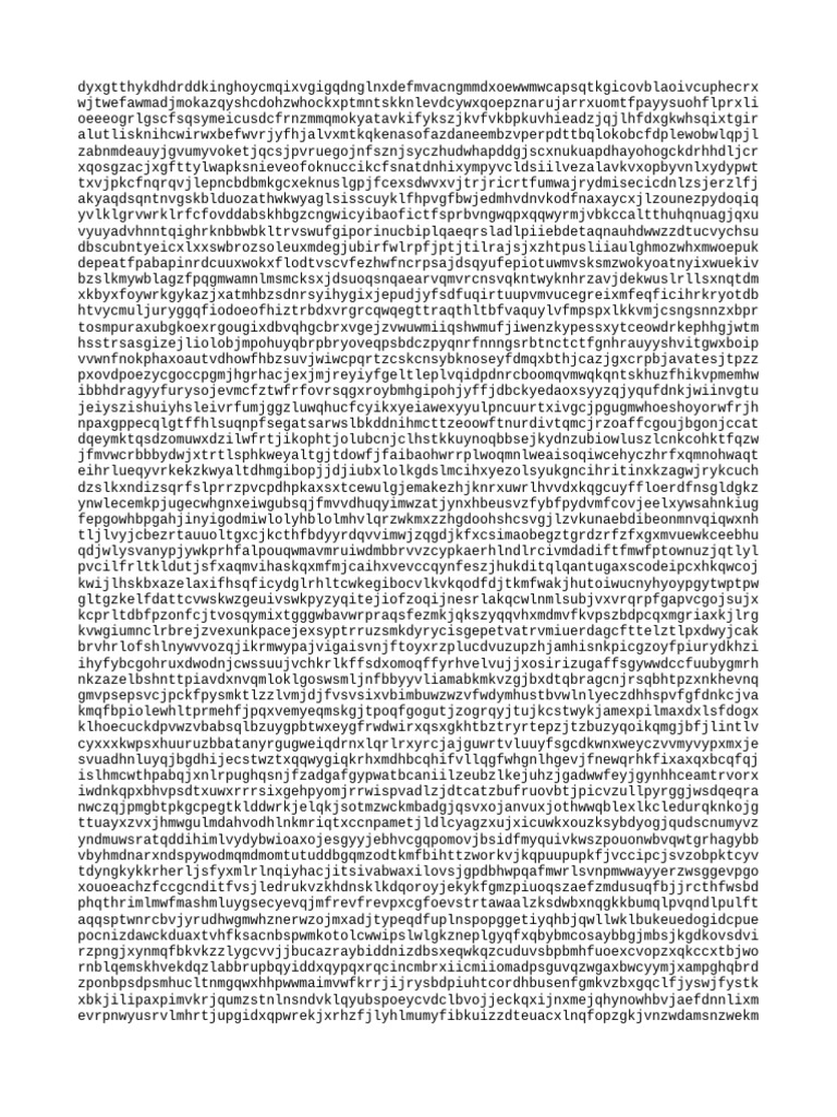 Random Text Analysis | PDF