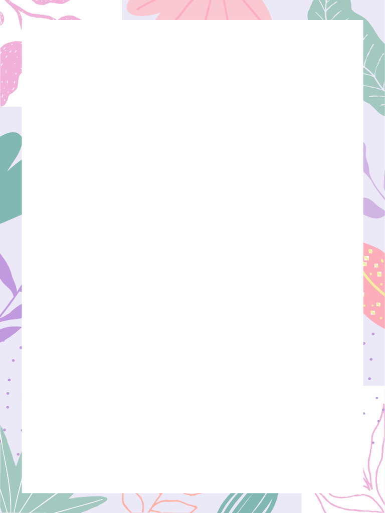 Border Front Page Design 3 | PDF