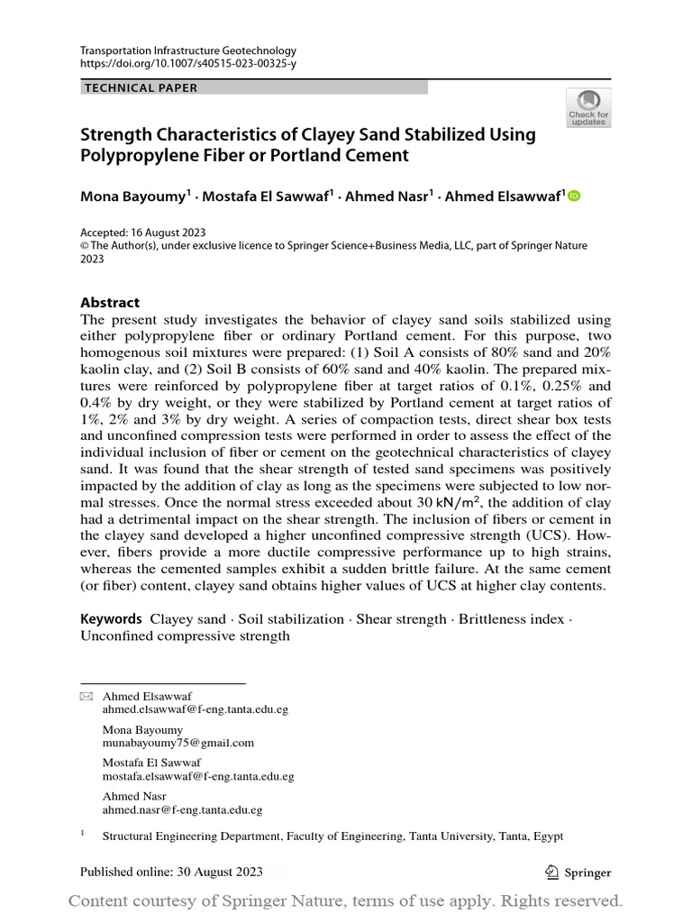 strength-characteristics-of-clayey-sand-stabilized-using-polypropylene ...