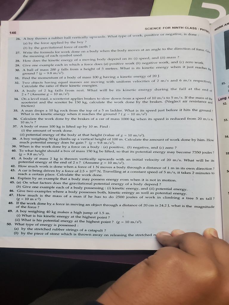 Work Energy Questions | PDF