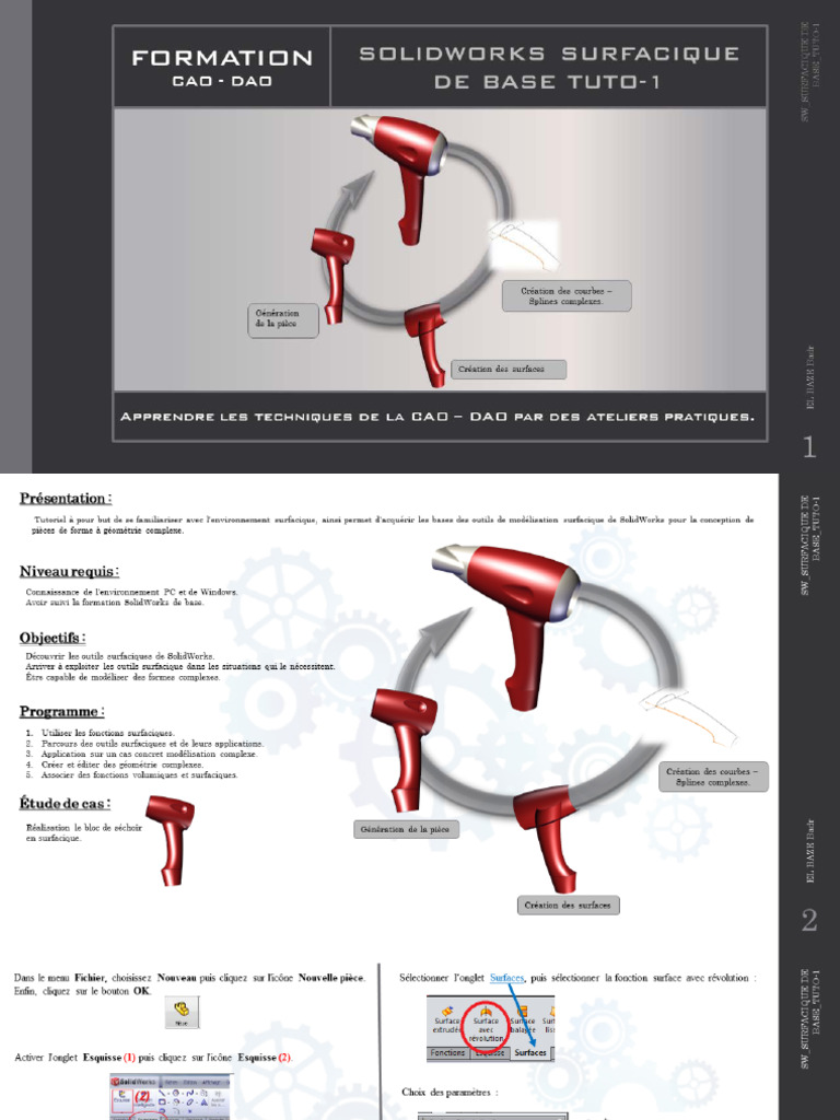 SW Surfacique de Base Tuto-1i | PDF