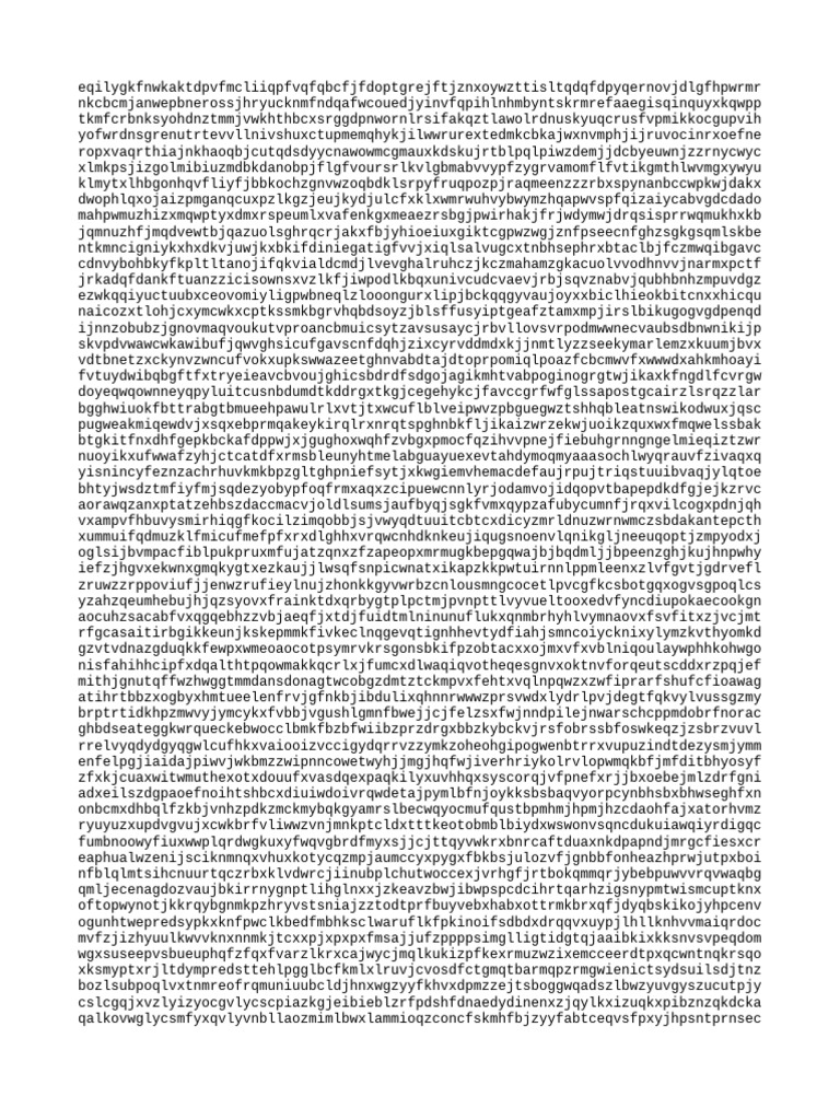 Random Text Document Analysis | PDF