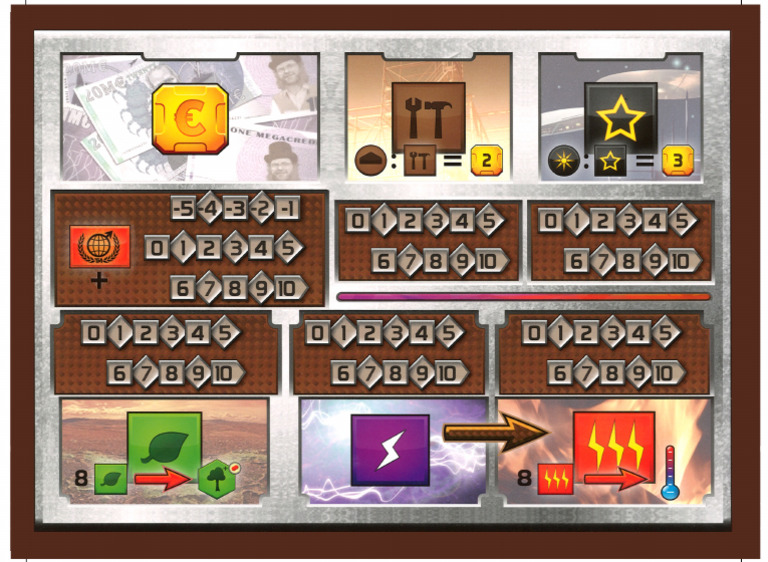 Terraforming Mars ALT Player BOARD | PDF