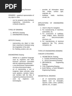 Engineering Drawing Unit 1 | PDF | Compass | Drawing
