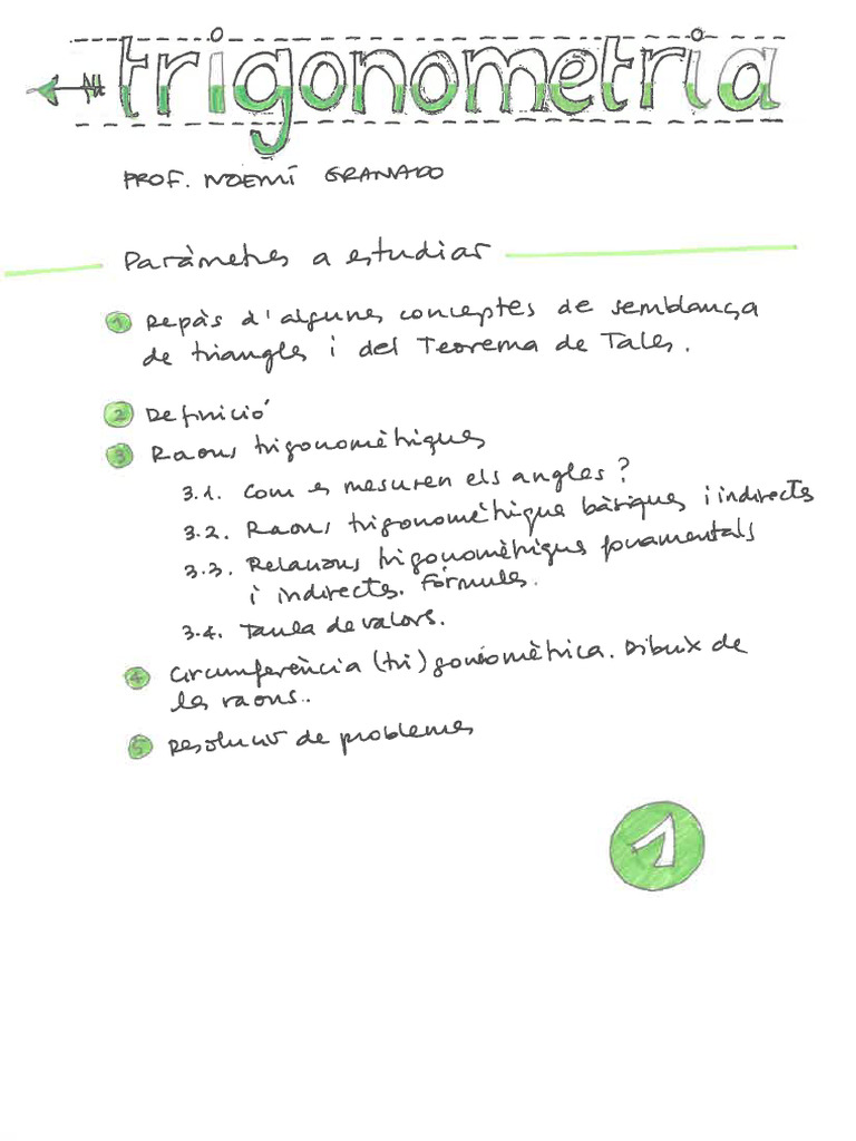 Apunts trigonometria | PDF