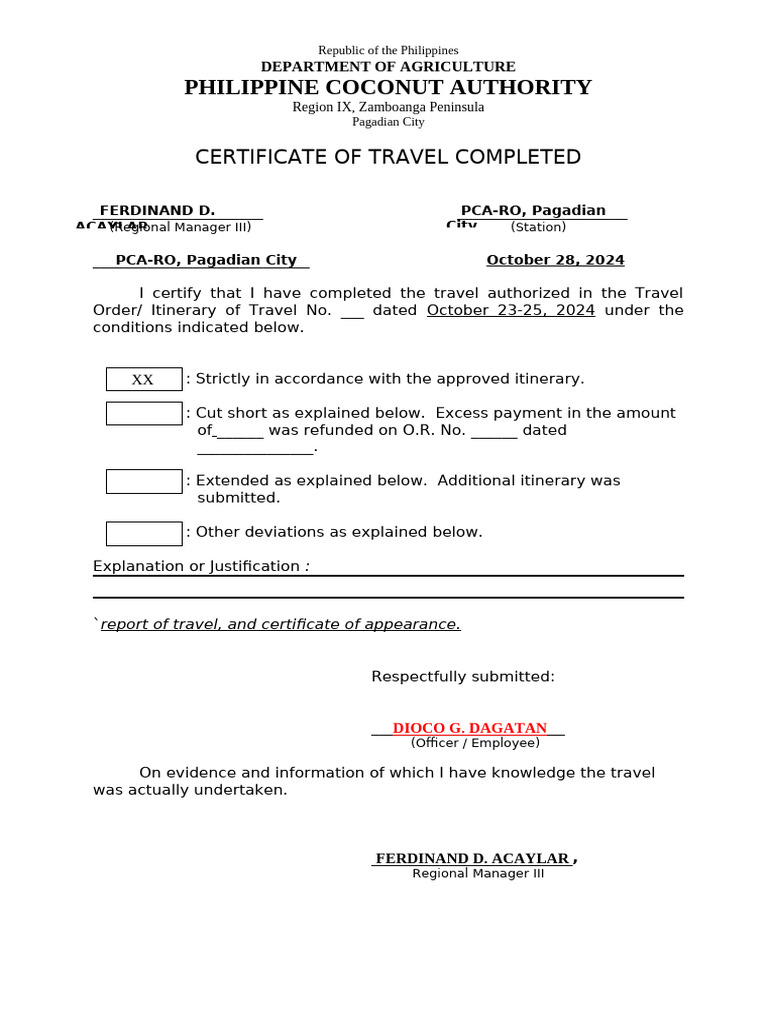 Harmonization Travel Completed | PDF
