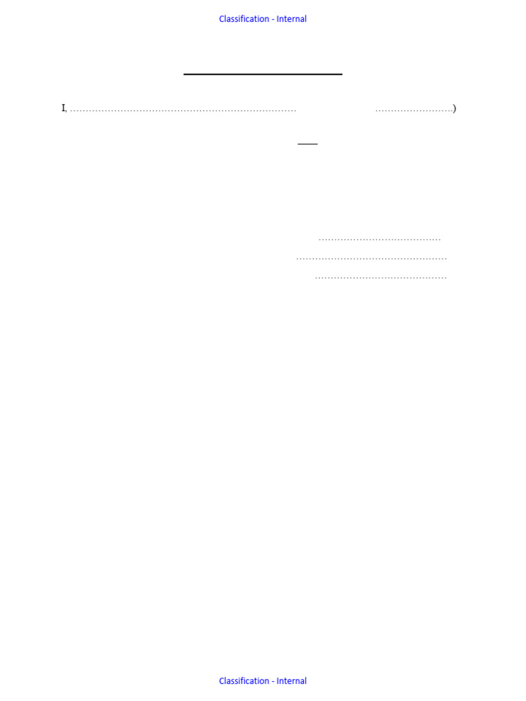 Self Declaration ACE | PDF