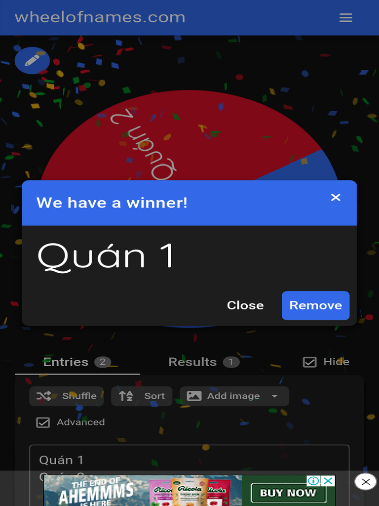 Random Name Picker Results | PDF