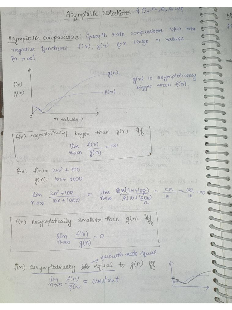 Asymptotic Notations | PDF