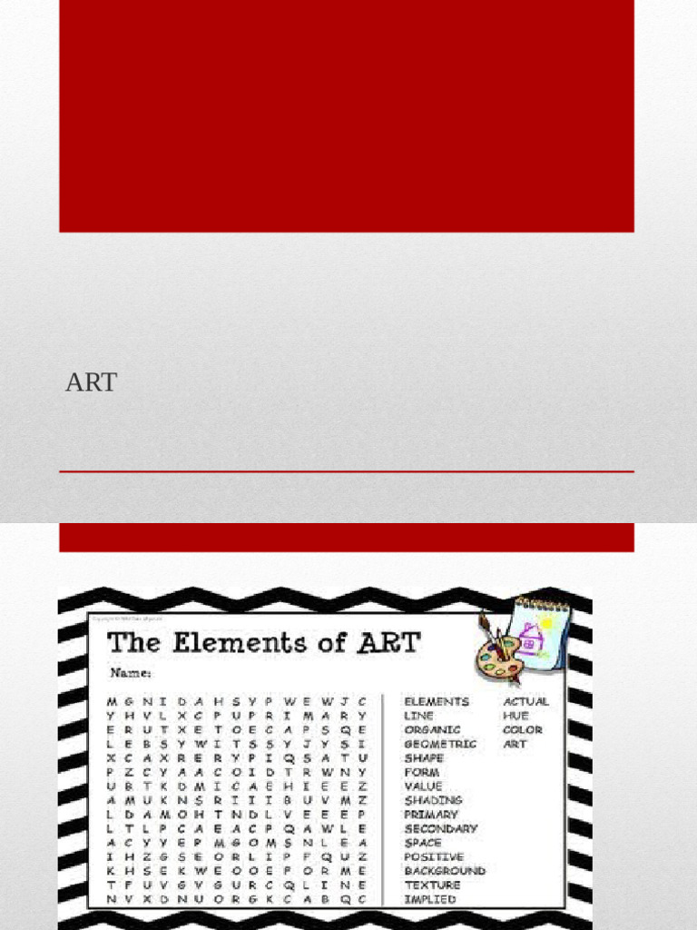 ARTS-LESSON Mapeh Quarter 3 | PDF | Vision | Light