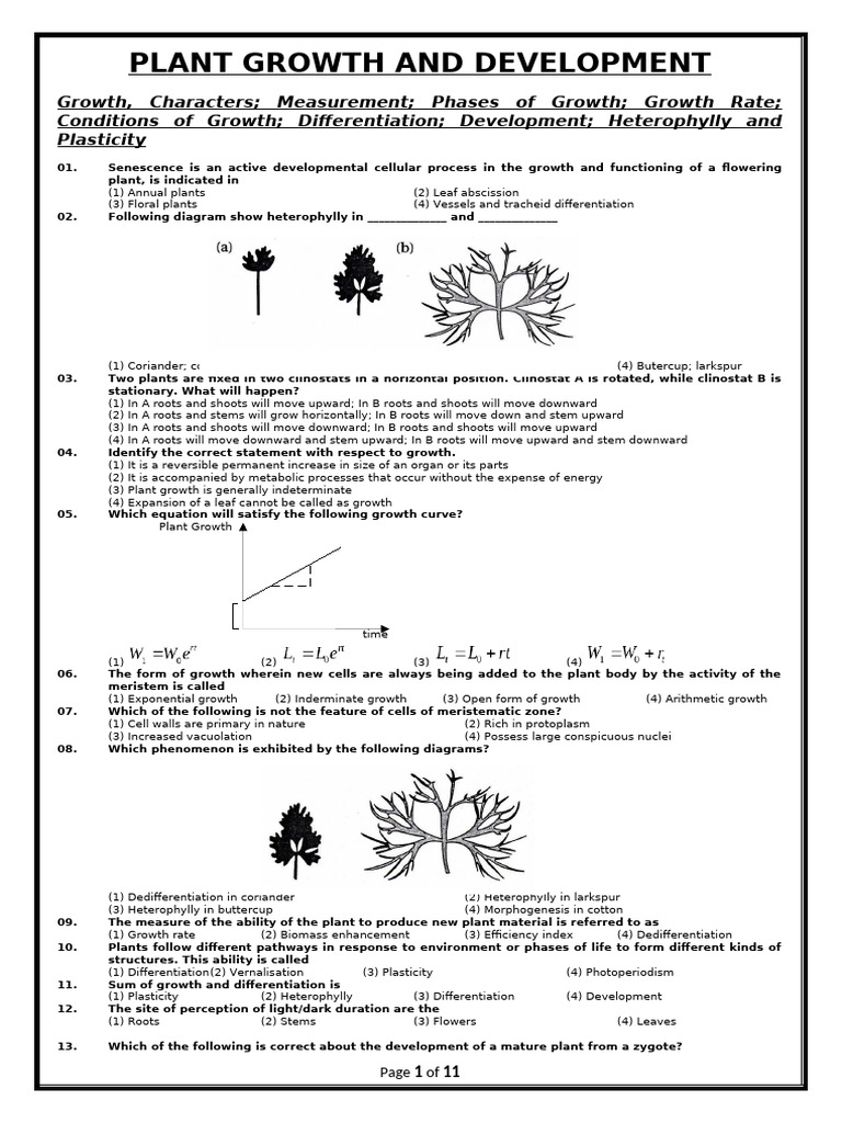 Plant Growth and Development Insights | PDF | Plant Hormone | Auxin