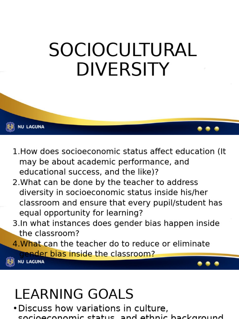 Week 9bBSP211AB - SocioculturalDiversity - LearningApproaches | PDF ...