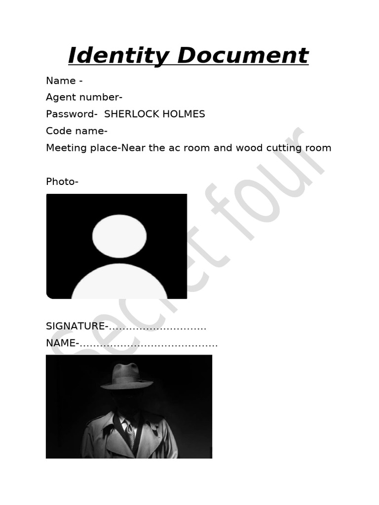 Identity Document | PDF