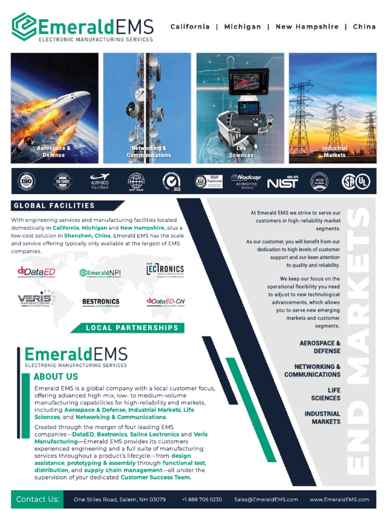 Emerald EMS Marketing One Sheet July 2021 | PDF
