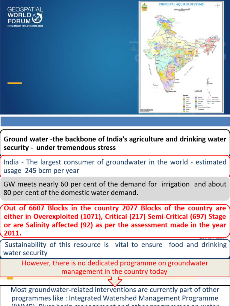 Aquifer Mapping and Management An Approach in Indian Perspective | PDF ...