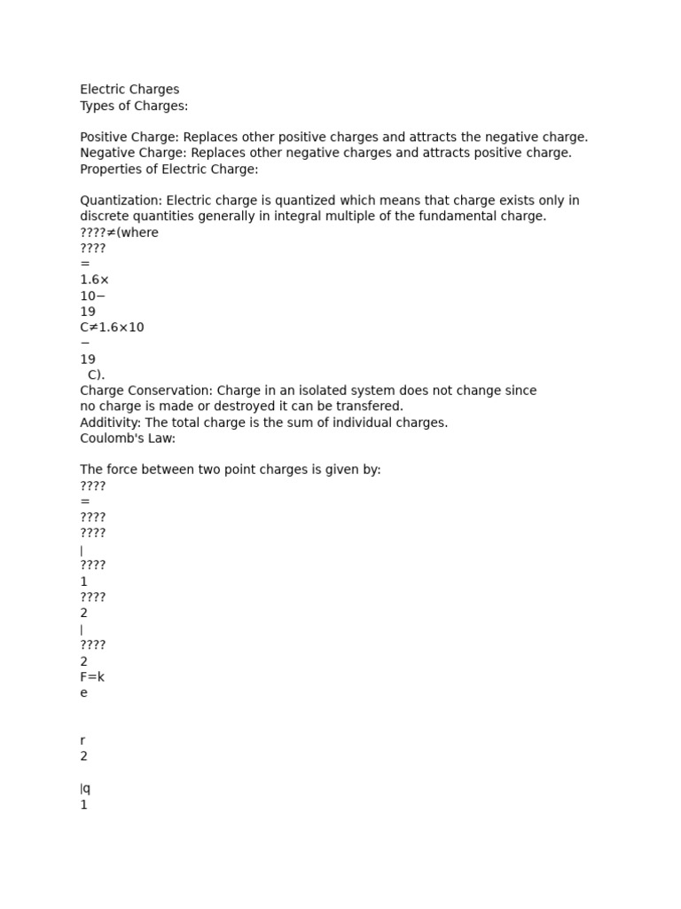 Understanding Electric Charges and Fields | PDF | Magnetic Field ...