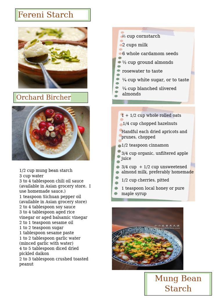Diverse Recipe Collection | PDF | Sauce | Italian Cuisine