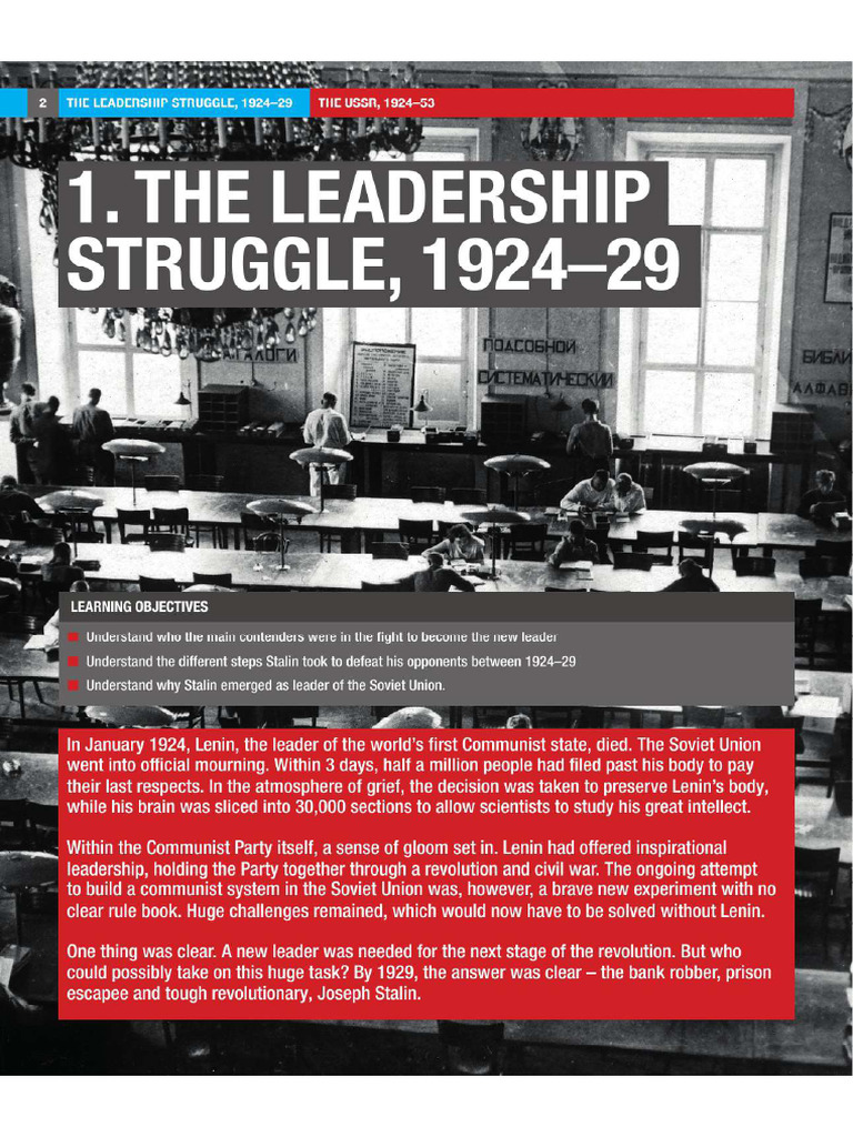 01 The Leadership Struggle | PDF