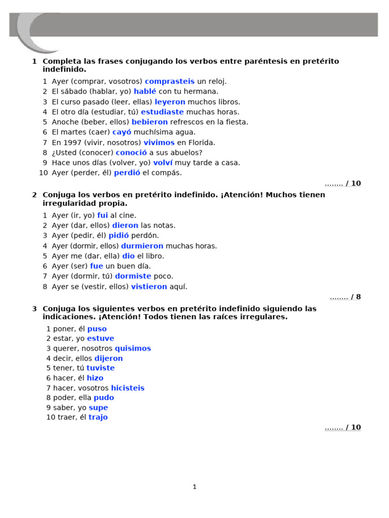 Control Unidad 12 FilaA SOL | PDF