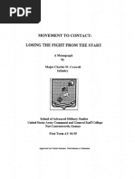 Movement to Contact in Marine Operations | PDF | Reconnaissance ...