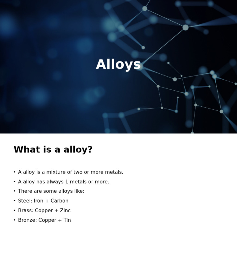 Understanding Metal Alloys Basics | PDF
