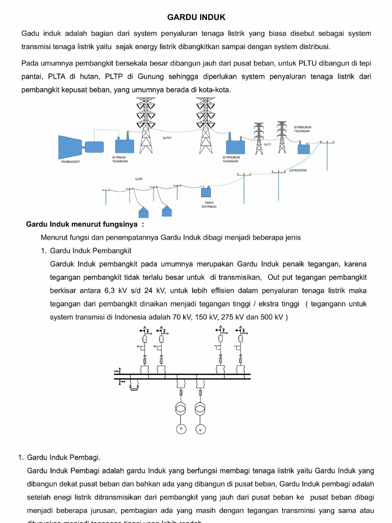 Gardu Induk | PDF
